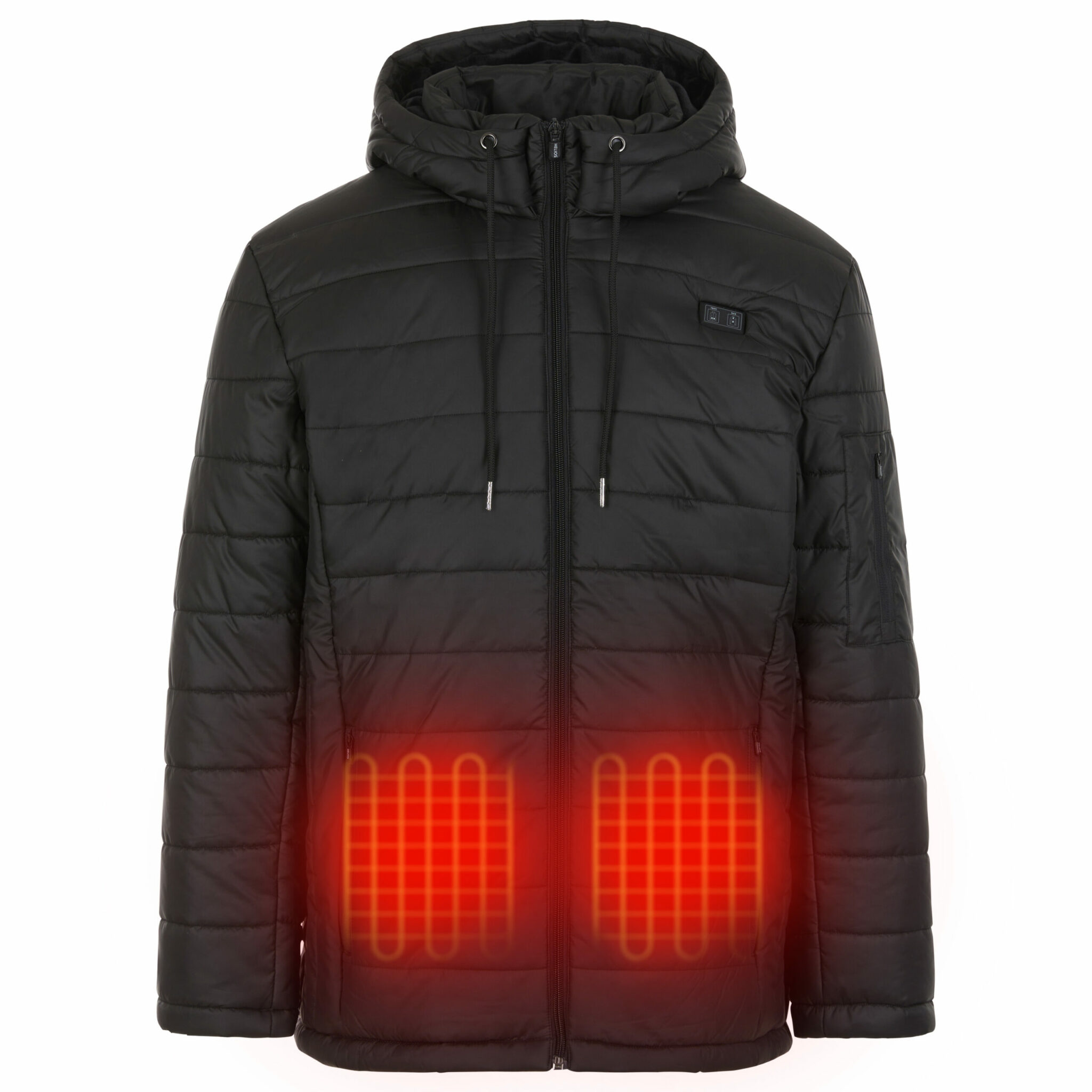 HELIOS - The Heated Coat - PAFFUTO Style For Men - Black Noir - Helios ...